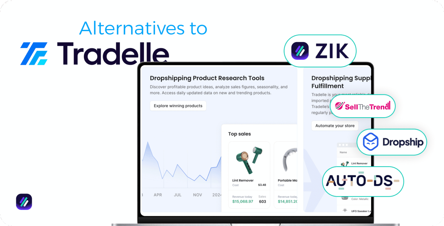 10 Best Tradelle Alternatives for Dropshipping in 2026 - ZIK Analytics ...