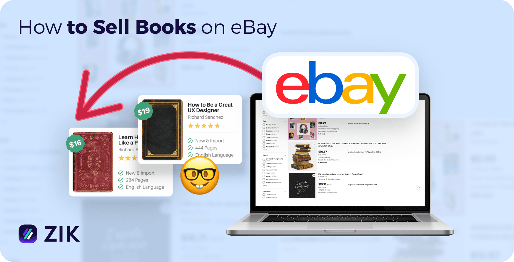 How to Sell Books on eBay in 2026 - ZIK Analytics' Blog