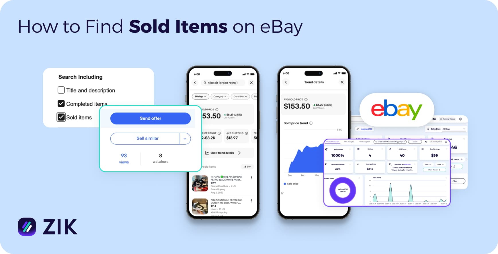 How to Find Sold Items on eBay (5 Methods) (Yours & Others) - ZIK ...