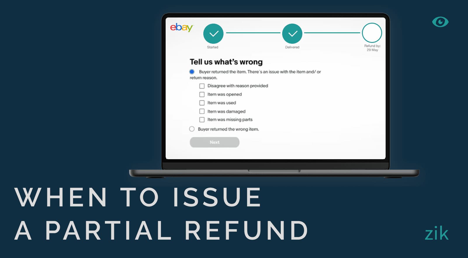How To Partial Refund Ebay