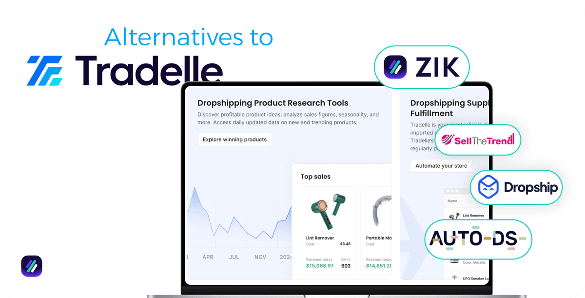 10 Best Tradelle Alternatives for Dropshipping in 2026 - ZIK Analytics ...